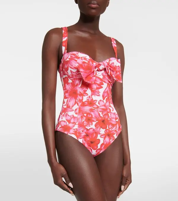 ALEXANDRA MIRO Carla One-piece Swimsuit In Bird Of Paradise Print