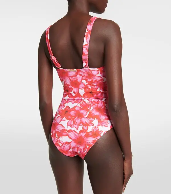 ALEXANDRA MIRO Carla One-piece Swimsuit In Bird Of Paradise Print