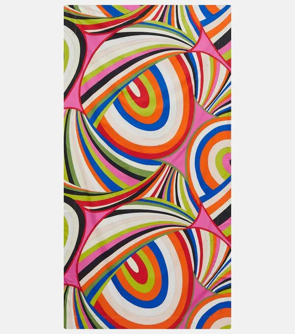 Emilio Pucci Abstract Cotton Beach Towel