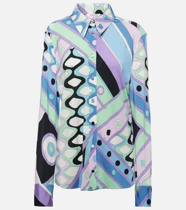 Emilio Pucci Vivara Silk Shirt - Multicoloured