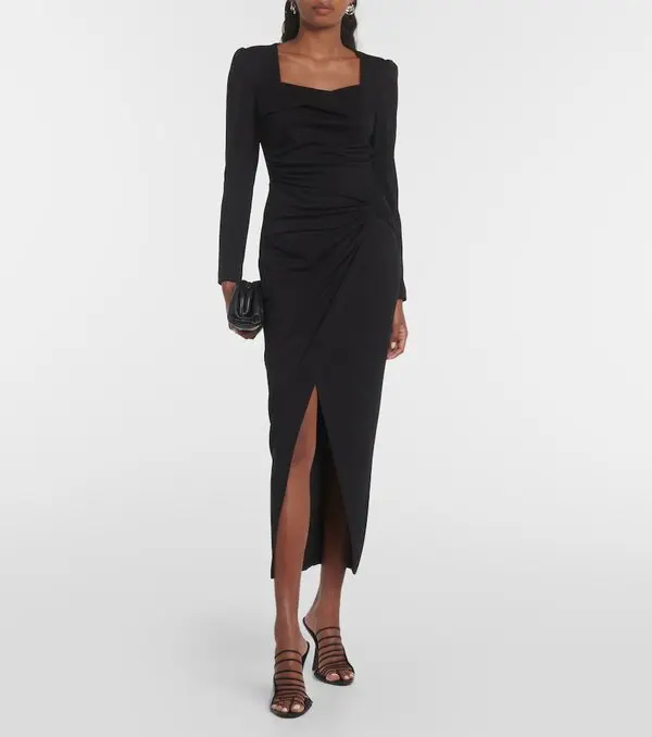 Diane Von Furstenberg Hughie Jersey Midi Dress