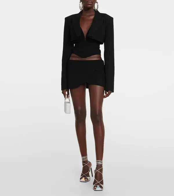 MONOT Wrap Miniskirt