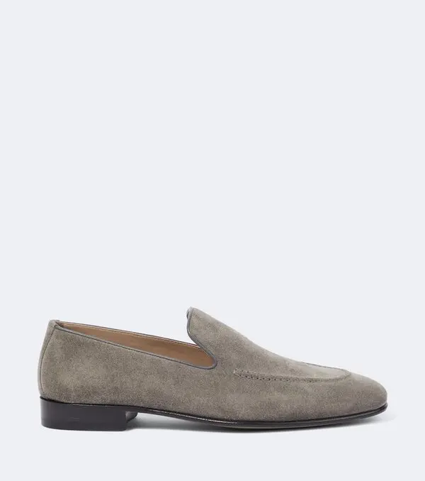 Manolo Blahnik Truro Suede Loafers
