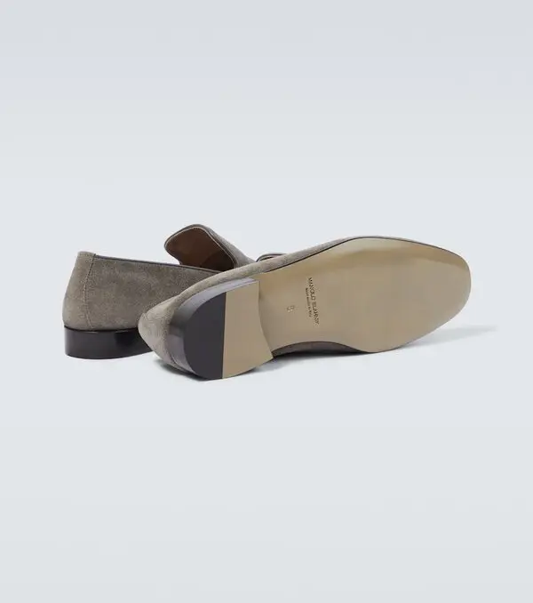 Manolo Blahnik Truro Suede Loafers