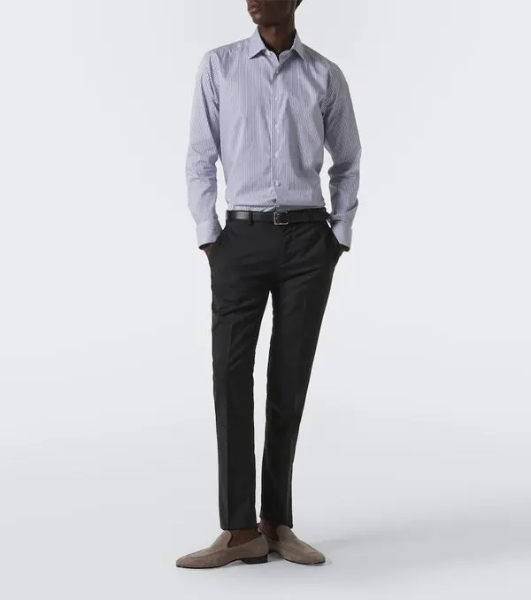 Manolo Blahnik Truro Suede Loafers
