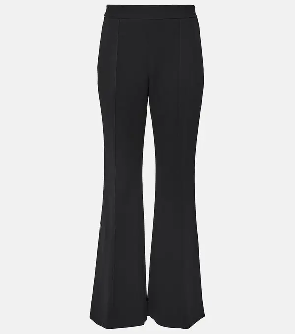 Tory Burch Crepe Flared Trousers