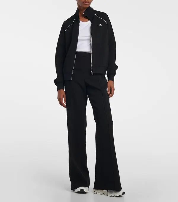Tory Burch Crepe Flared Trousers