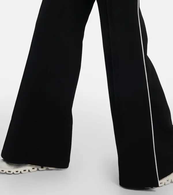 Tory Burch Crepe Flared Trousers