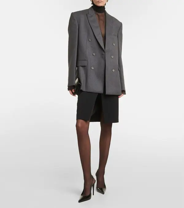 Wardrobe.NYC Double-breasted Wool Blazer