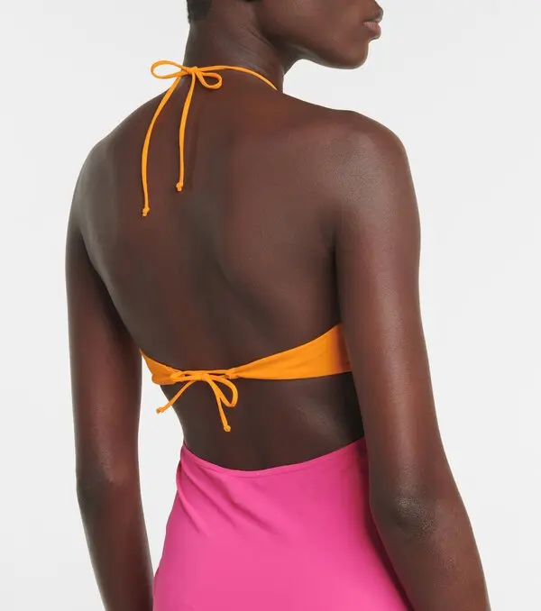 NENSI DOJAKA Cutout Cotton Mini Dress
