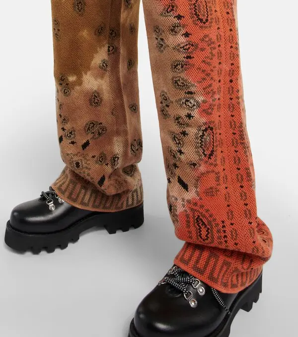 Alanui Tie-dye Cotton Pique Pants