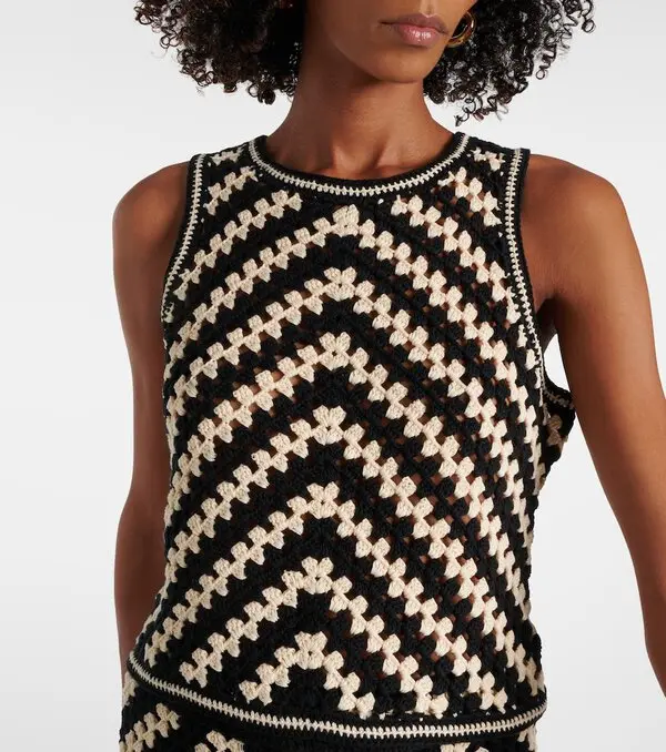 Zimmermann Halliday Crochet Cotton Top