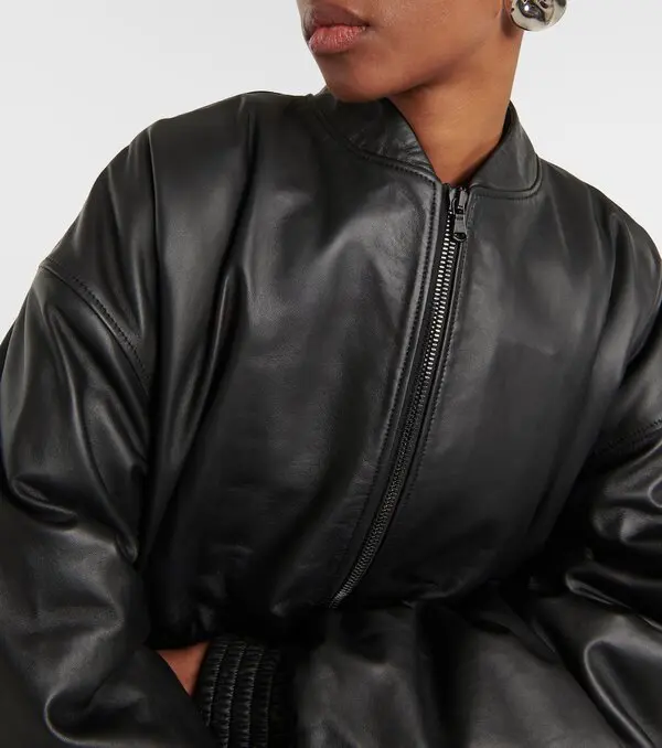Wardrobe.NYC Leather Bomber Jacket