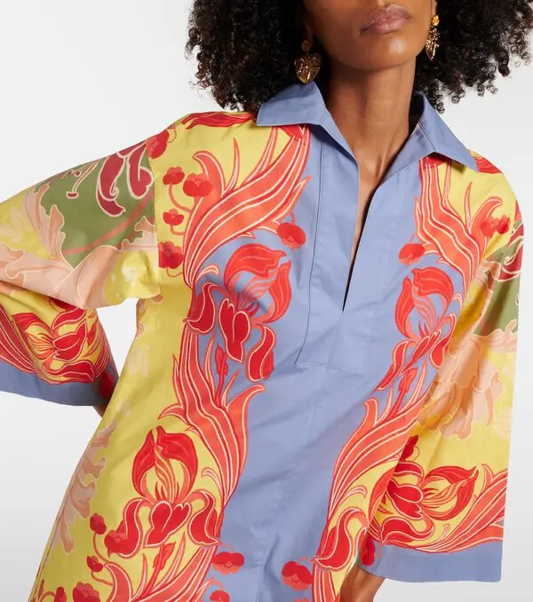 Etro Printed Cotton-blend Shirt