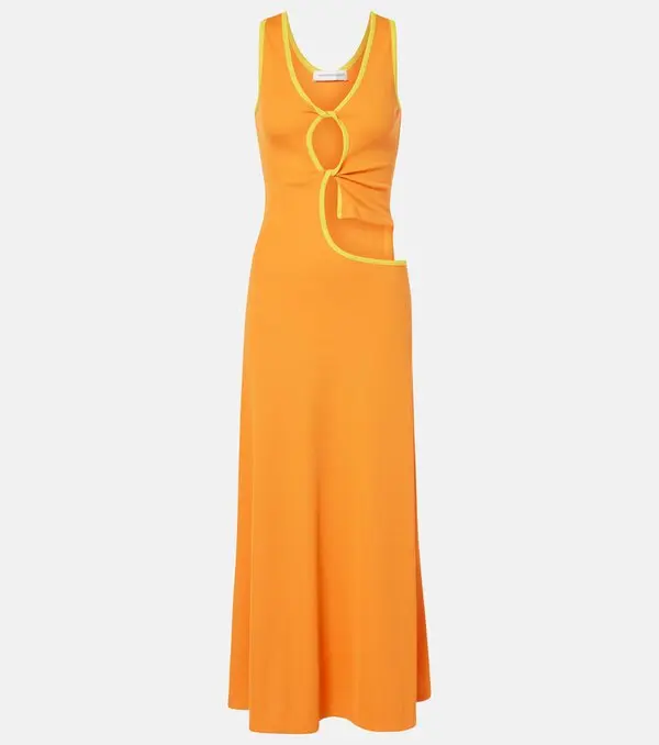 Christopher Esber Open Twist Maxi Dress - Multicoloured