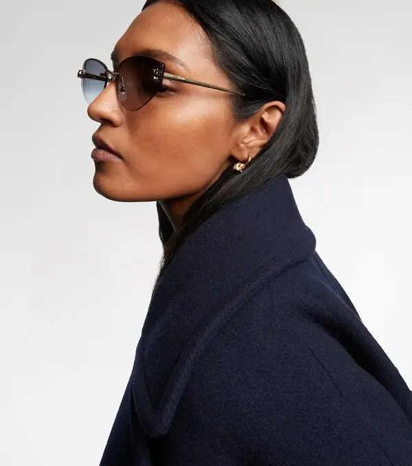 Cartier Cat Eye Sunglasses - Grey