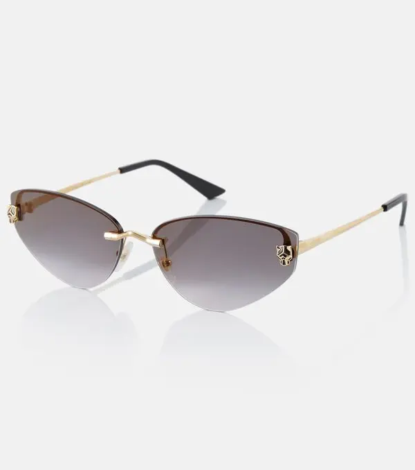 Cartier Cat Eye Sunglasses - Grey