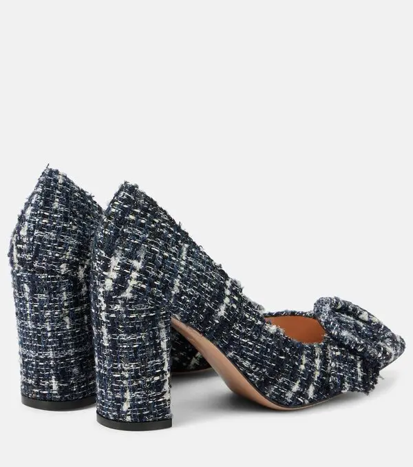 GIANVITO ROSSI Pointed Toe Bow Detail Pumps