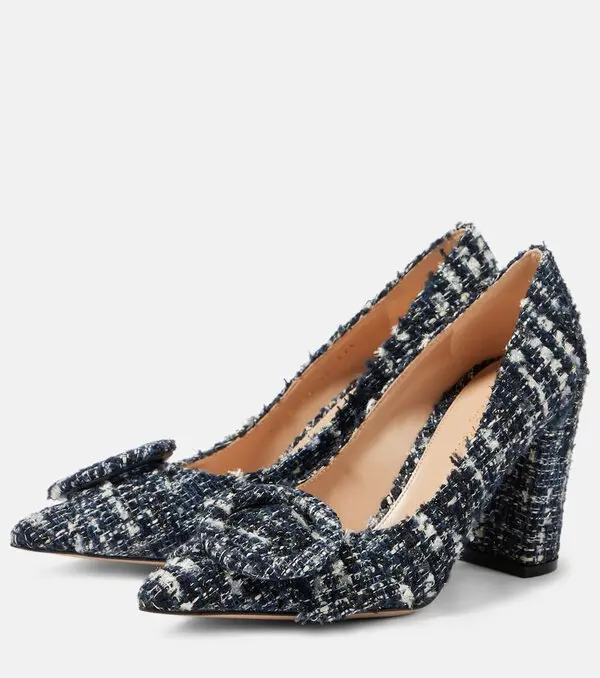 GIANVITO ROSSI Pointed Toe Bow Detail Pumps