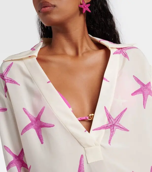 Valentino Garavani Printed Silk Shirt