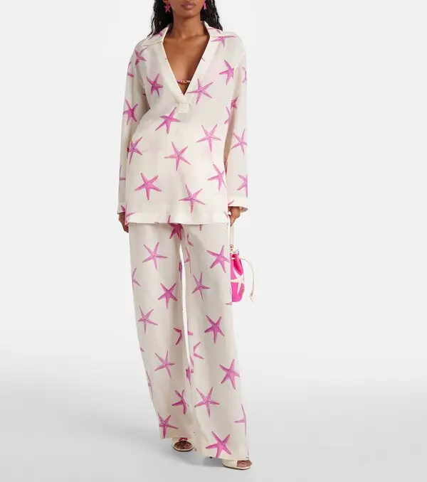 Valentino Garavani Printed Silk Shirt