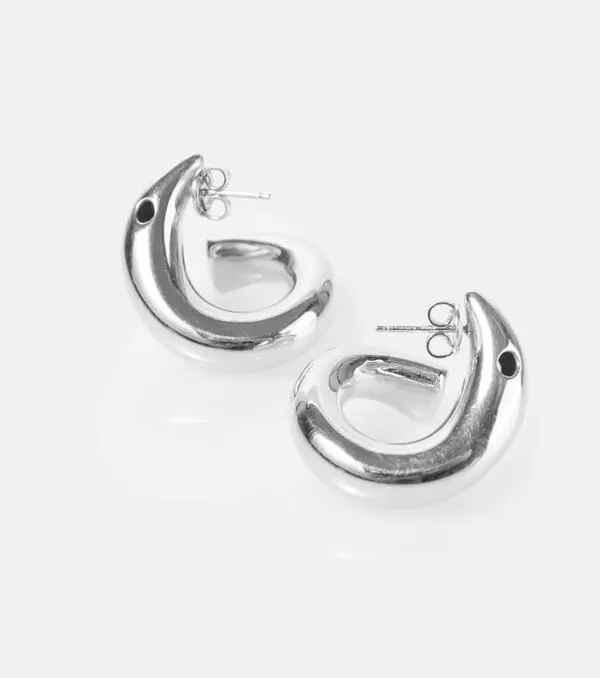 Bottega Veneta Sterling Hoop Earrings