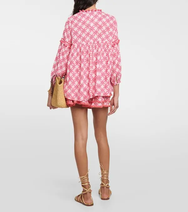 Poupette St Barth Clara Printed Blouse