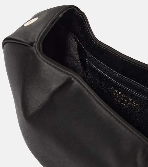 Gabriela Hearst Soft Demi Satin Clutch