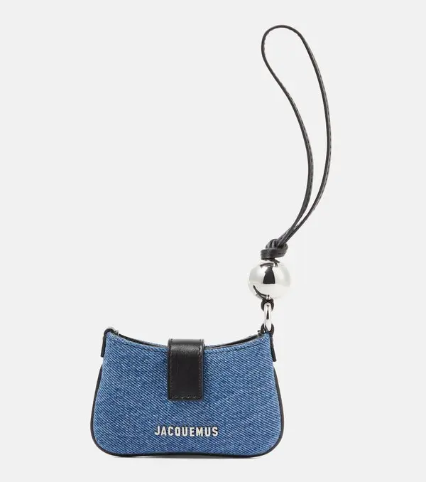 Jacquemus Le Porte Bisou Denim Card Holder - Blue