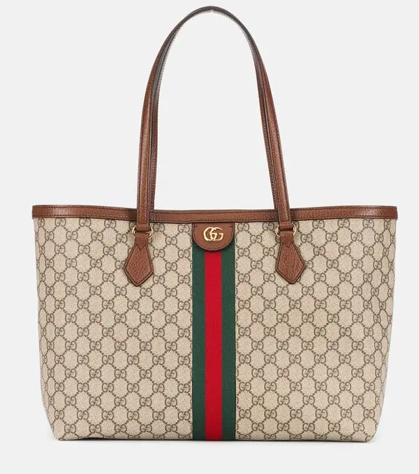 Gucci Ophidia Gg Medium Tote - Brown