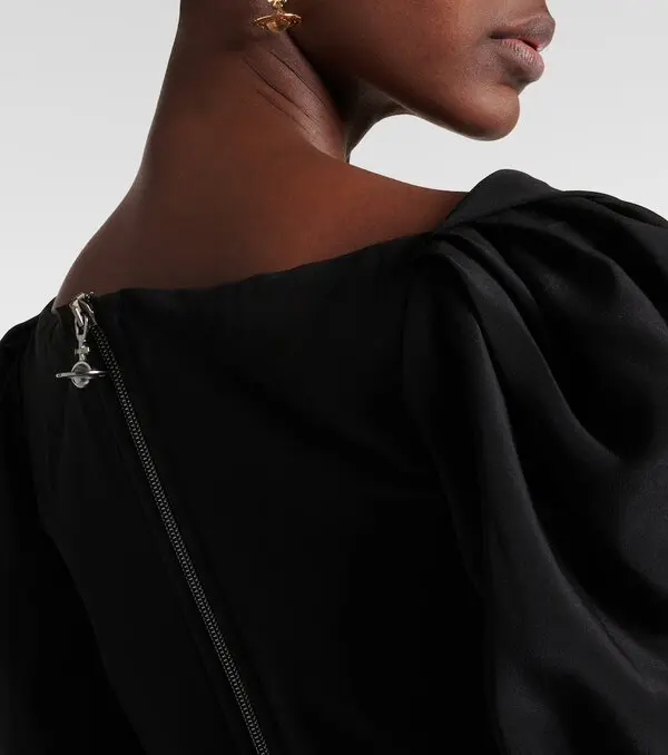 VIVIENNE WESTWOOD Tie-detail Silk Top