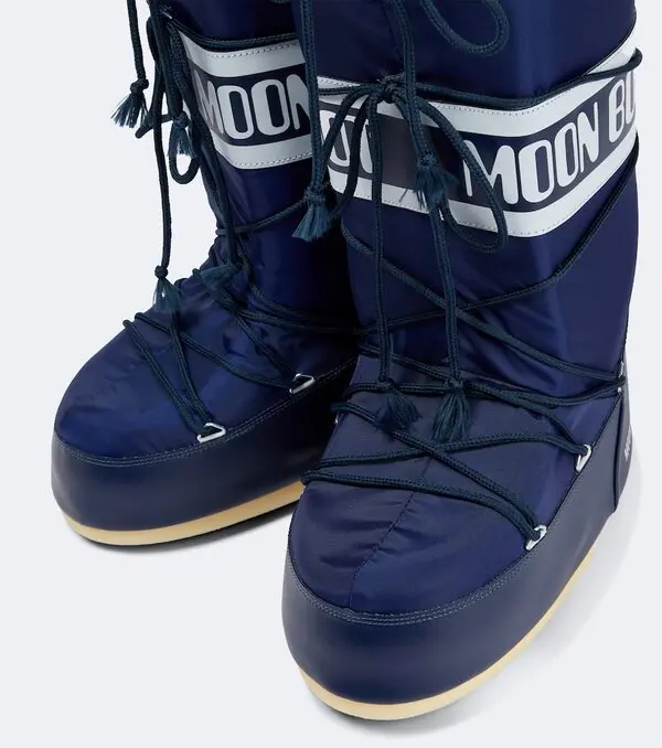 Moon Boot Icon Nylon Snow Boots - Blue