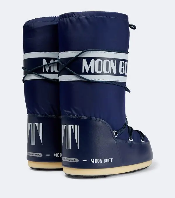 Moon Boot Icon Nylon Snow Boots - Blue