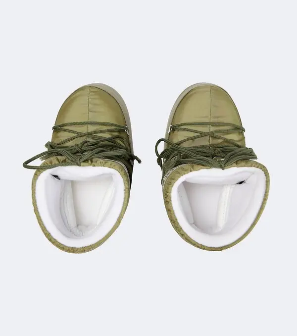 Moon Boot Icon Low Nylon Snow Boots - Green