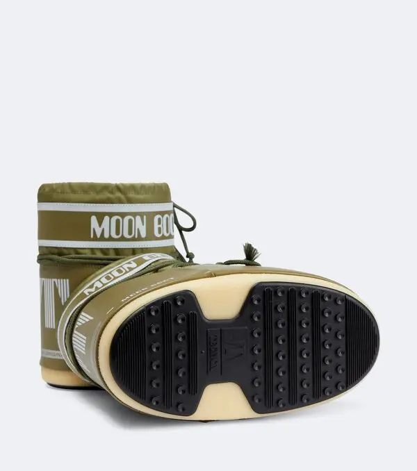 Moon Boot Icon Low Nylon Snow Boots - Green