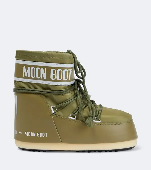 Moon Boot Icon Low Nylon Snow Boots - Green
