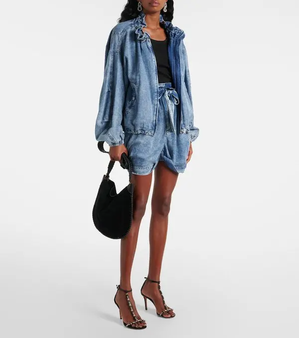 MARANT ETOILE Pierine Denim Shorts