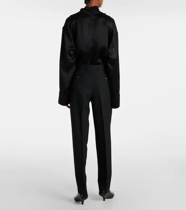 TOTEME Low-rise Straight Leg Trousers