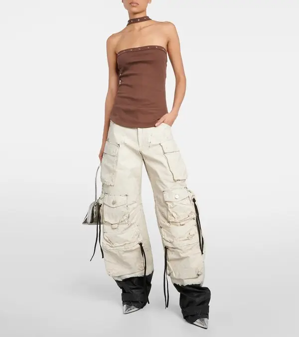Attico Fern Cargo Jeans - Multicoloured