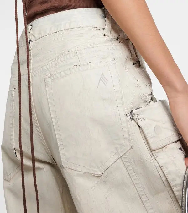 Attico Fern Cargo Jeans - Multicoloured