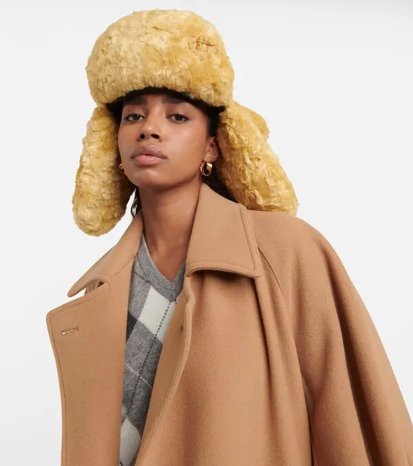 Ruslan Baginskiy Faux Fur Trapper Hat