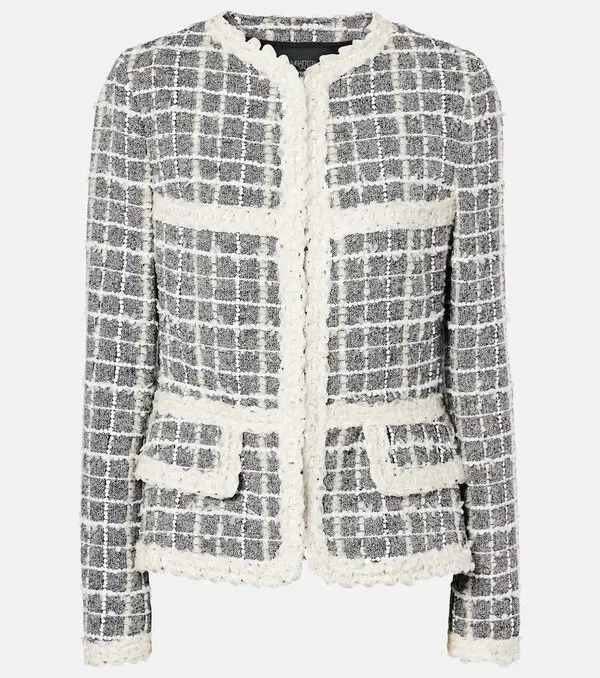 Giambattista Valli Wool-blend Boucle Jacket
