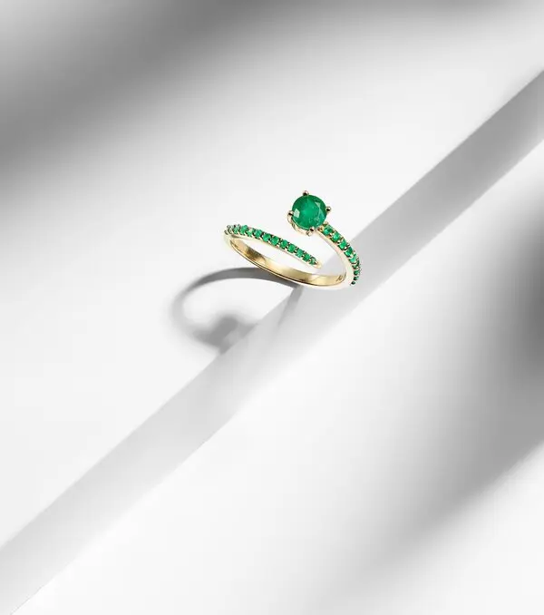 Ileana Makri 18kt Yellow Emerald Ring