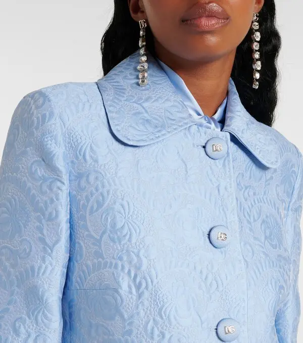 Dolce & Gabbana Cotton And Silk-blend Jacquard Jacket