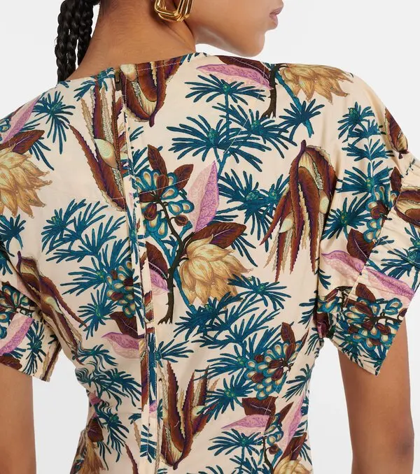 Ulla Johnson Devon Cotton Poplin Midi Dress