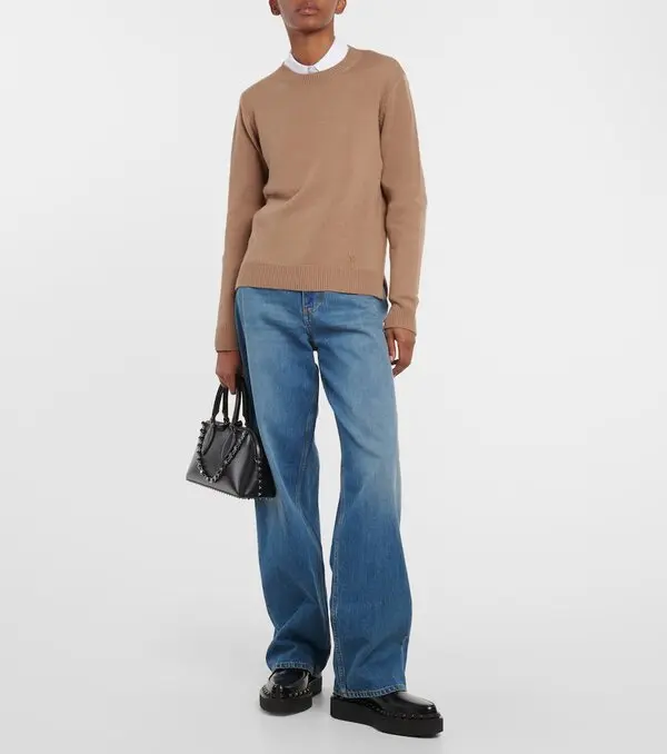 Valentino Garavani Cashmere Sweater With Embroidered Detail