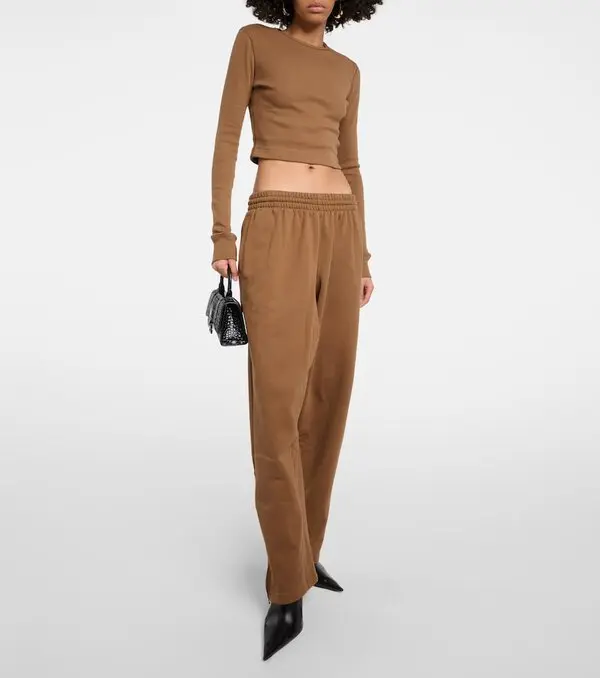 Wardrobe.NYC X Hailey Bieber Cotton Jersey Track Pants