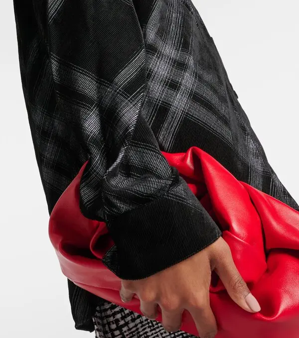 Burberry Checked Velvet Shirt