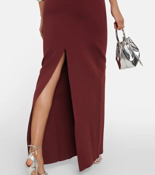 Roland Mouret Asymmetrical Cutout Maxi Dress