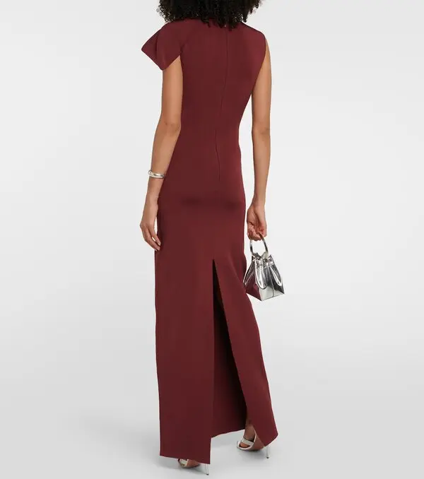 Roland Mouret Asymmetrical Cutout Maxi Dress